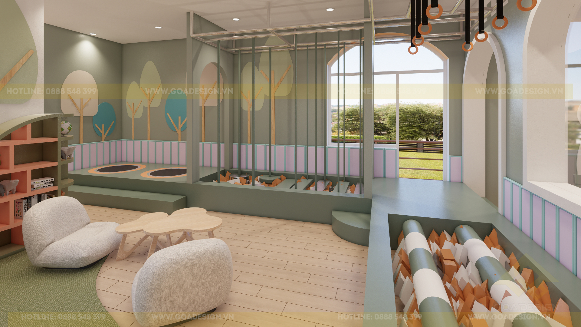 Happy Kids Cafe – Lê Đức Thọ – Gò Vấp – goadesign – kiến tạo không gian