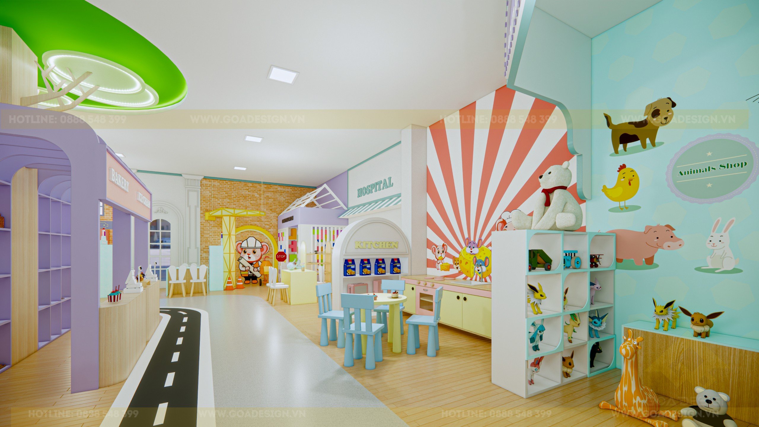 Thiết kế kids cafe Long An • goadesign - kiến tạo không gian